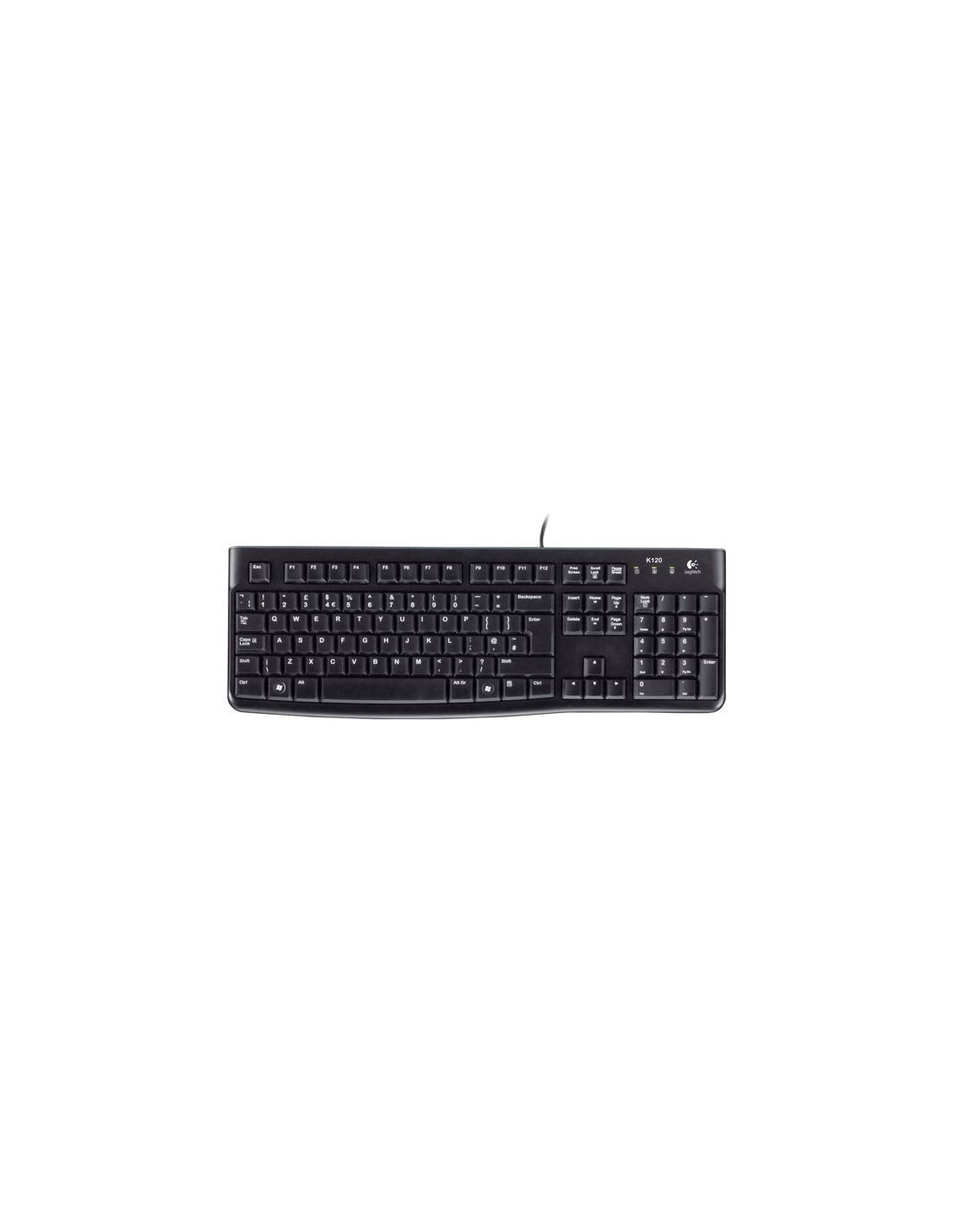 TECLADO LOGITECH K120 KEYBOARD BLACK USB OEM
